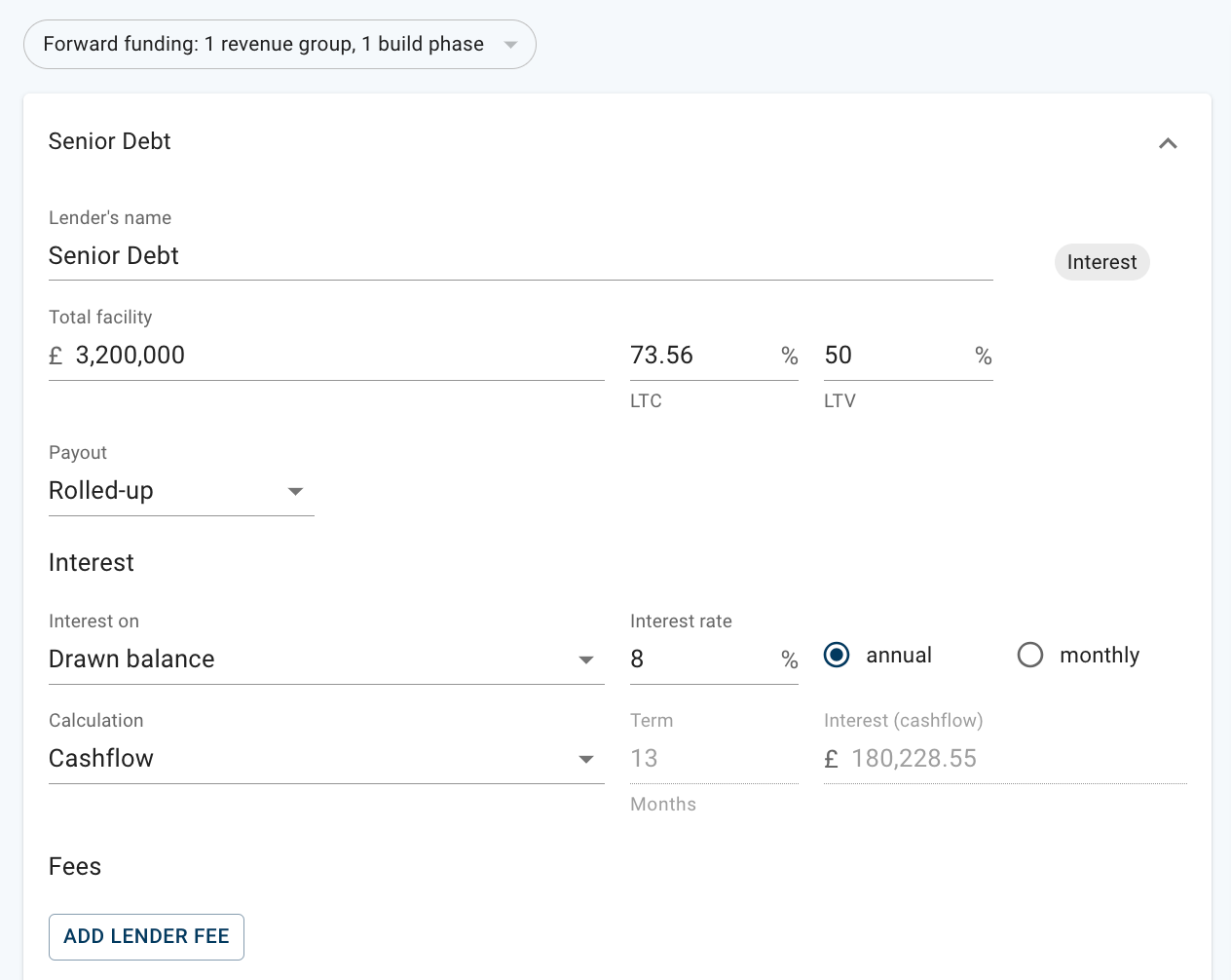 What is forward funding